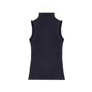 RAVE ON TREND Sleeveless Turtleneck Top