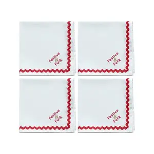 LILLY LOVES Festive As Fuck Christmas Napkins - Red