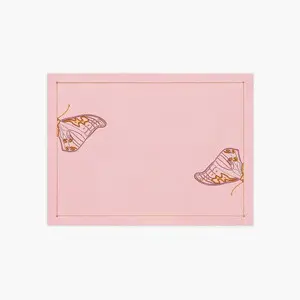 Campante Borboleta Placemat - Pink