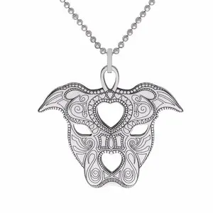 CARTERGORE Medium Staffy Pendant Necklace - Silver