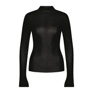NAZLI CEREN Roll Neck Viscose Sweater