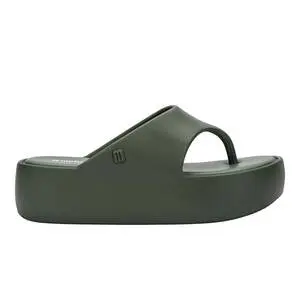 Melissa Platform Thong Sandals - Green