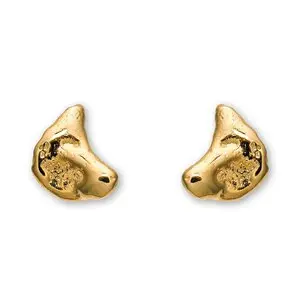 EVA REMENYI Talisman Half Moon Earrings - Gold