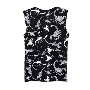 PALOMA LIRA Scorpion Print Sleeveless Top