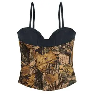 28NATELIER Camouflage Corset Top