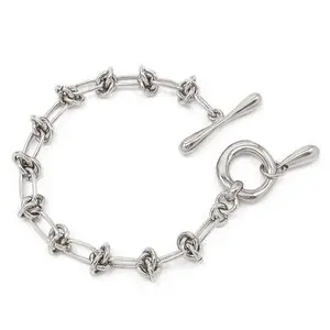 BIKO Echo Knot Chain Bracelet - Silver