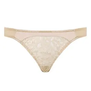 EMMA HARRIS Tiffany Mesh Back Thong - Gold
