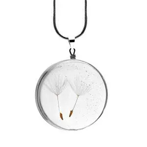 LAURA DAILI A Wish Glass Pendant - Silver