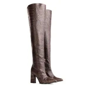Rosamund Muir London Croc Effect Boots For Women