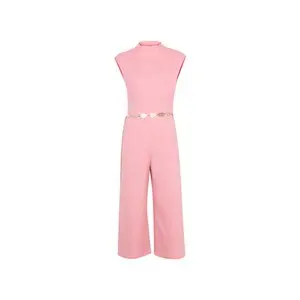 Wide Leg Cotton Linen Jumpsuits