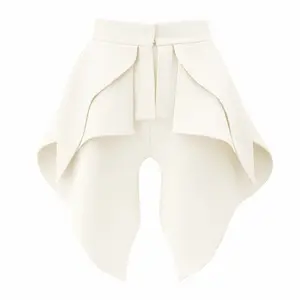 JULIA ALLERT Sculpted Peplum Waist Belt - White