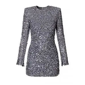 AGGI BY HALEWSKI Jackie Sequin Mini Dress
