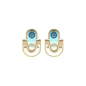GISSA BICALHO Acrylic Tikal Earrings - Pink