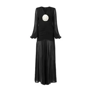 LITA COUTURE Ruched Maxi Dress