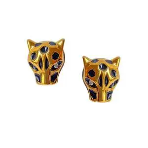 SMILLA BRAV Noir Panther Stud Earrings