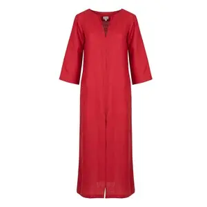 ANTRA DESIGNS Linen Maxi Dress
