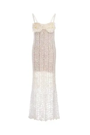 ANDREEVA Chrysanthemum Crochet Dress