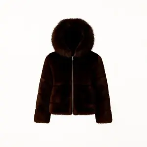 Women's Hooded Fur Coats