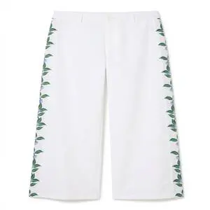 ASHITA FERNANDES Wide-leg Ankle-length Trousers - White