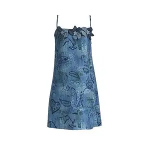 LALIPOP DESIGN Floral Appliqué Mini Dress
