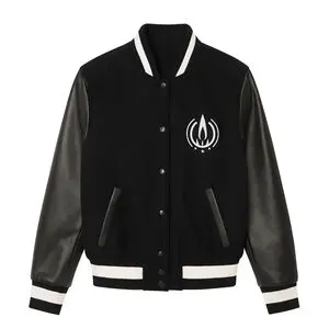 BORN IN EXILE Wool Varsity Jacket