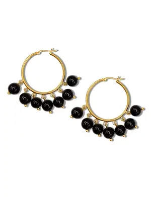Jaredjamin Onyx Earrings