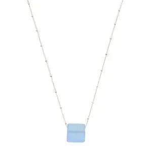 Smart Glass Jewelry Matte Necklaces