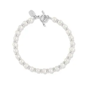DOWER & HALL White Pearl And Sterling Bracelet - Silver