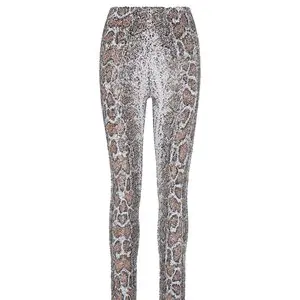 Commando Sequin Animal Print Legging, Slg58 - Grey