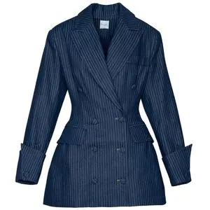 OFUURE Denim Pinstripe Nyla Blazer Dress
