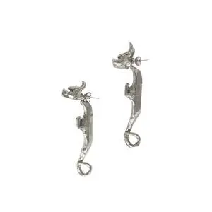 RAXADA Cuélebres Dangle Earrings - Silver