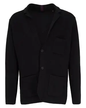 LORDS OF HARLECH Jacob Sweater Jacket - Black