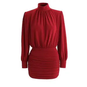 MAISON DE GALA Isla High-neck Mini Dress