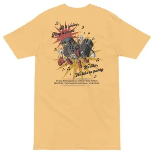 ANCHOR & CREW Heavy Cotton Embroidered T-shirt - Gold/yellow