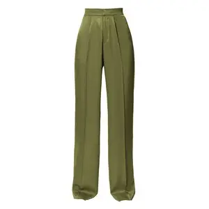AGGI BY HALEWSKI Jessie Satin Trousers - Green