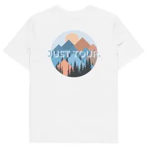 ANCHOR & CREW Just Tour. Seeker Organic Cotton T-shirt - White