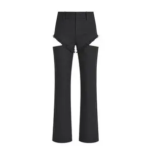 SALTEYE STUDIO Hand-frayed Dual-layered Pants
