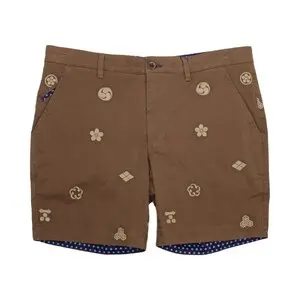Lords Of Harlech Embroidered Shorts For Men