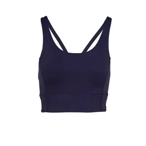 PERKY PEACH Low Impact Navy Sports Bra