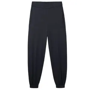 MAMU DREAM Washable Organic Stretch Silk Cuffed Joggers