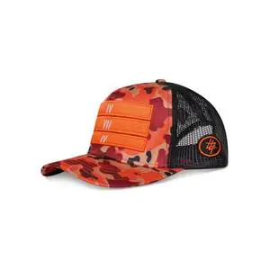 474 CO Camo Trucker Cap - Black/orange