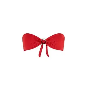 CHAUDE SWIMWEAR Billi Bandeau Top - Red