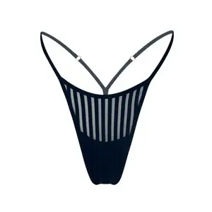 MONIQUE MORIN LINGERIE Vertigo Micro-g Thong - Black