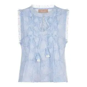 LIMINAL Lola Blouse - Blue