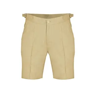 DAVID WEJ Hugo Linen Short With Side Adjuster - Beige