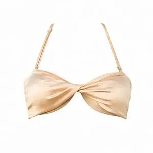 BELLETAGE SWIMWEAR Razorback Bandeau Top - Gold