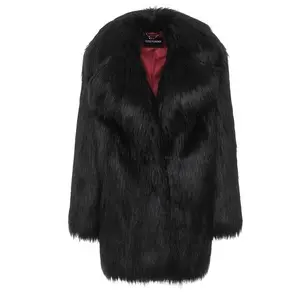 SEROTONINN Oversized Faux Fur Coat