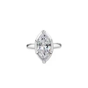 ONEWILDONE Take Me As I Am Marquise Pinky Ring - Silver
