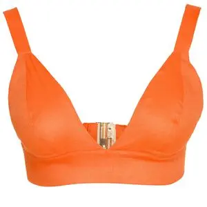 OFUURE Linen Azure Bra Top - Orange