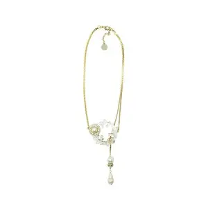GISSA BICALHO Handmade Chain Necklace - Orange